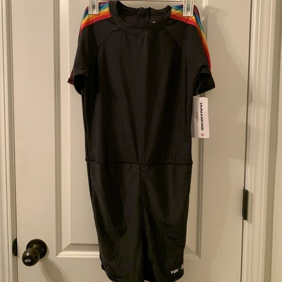 Pride Humankind | Swim | Pride Humankind Adult Unisuit Black W Rainbow ...